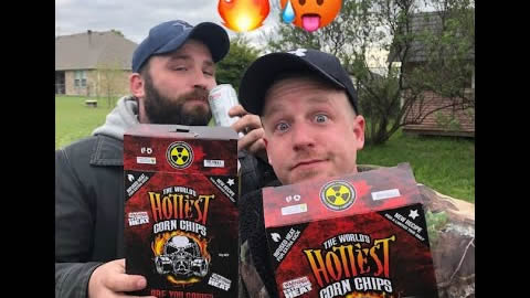 Justin ‘Fire Extinguisher’ Watters vs The World's Hottest Corn Chips ...